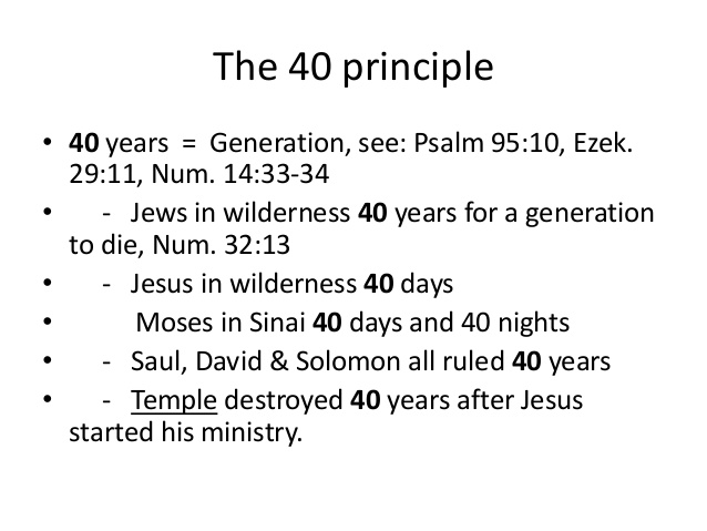 40, The Biblical Number | Garabandal News